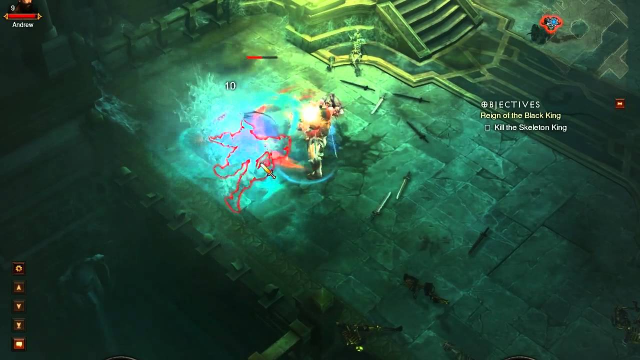 Diablo 3 Skeleton King vs. Barb and Monk, Normal - YouTube