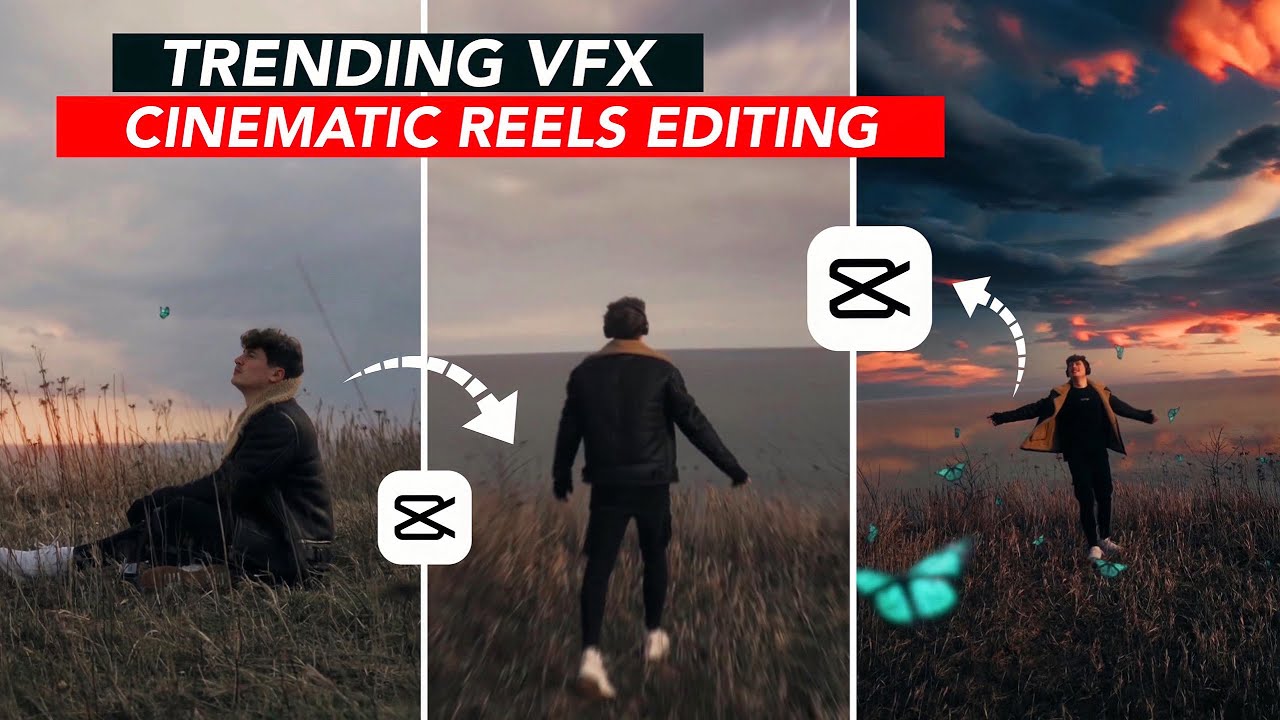 CINEMATIC (Butterfly) VFX Trending Reels VideoTutorial | Cinematic VFX ...