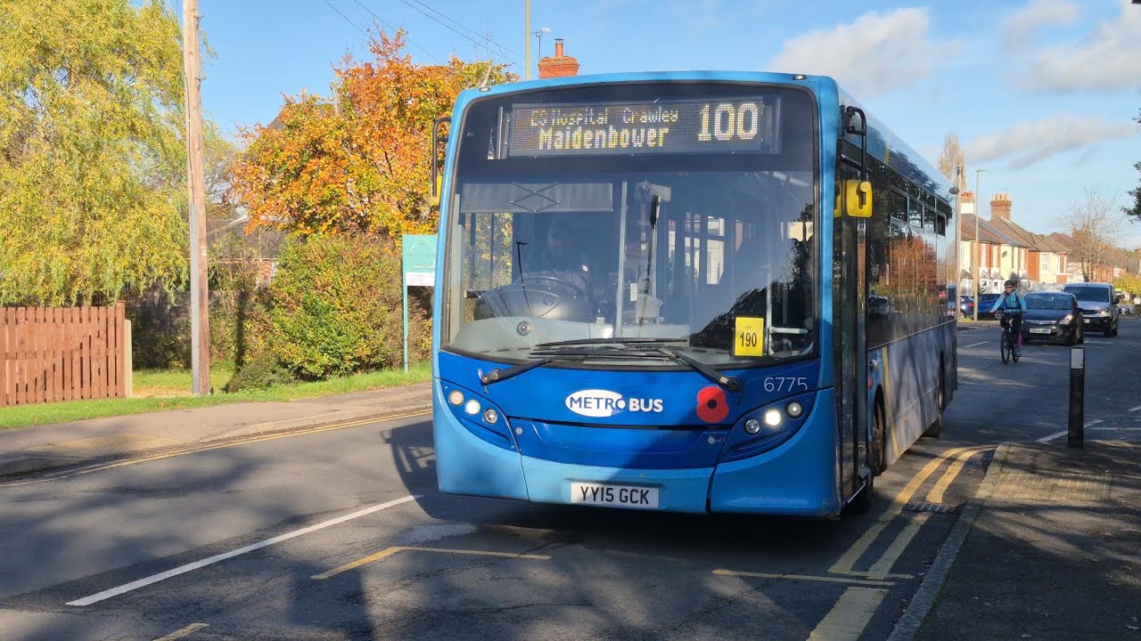 Metrobus ADL Enviro200 | 6775 (YY15 GCK) | Route 100 - YouTube