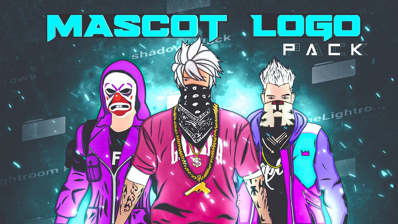 MASCOT LOGO PACK FREE FIRE😻🔥ROAD TO 12K ️ PREMIUM FREE FIRE GAMING LOGO ...