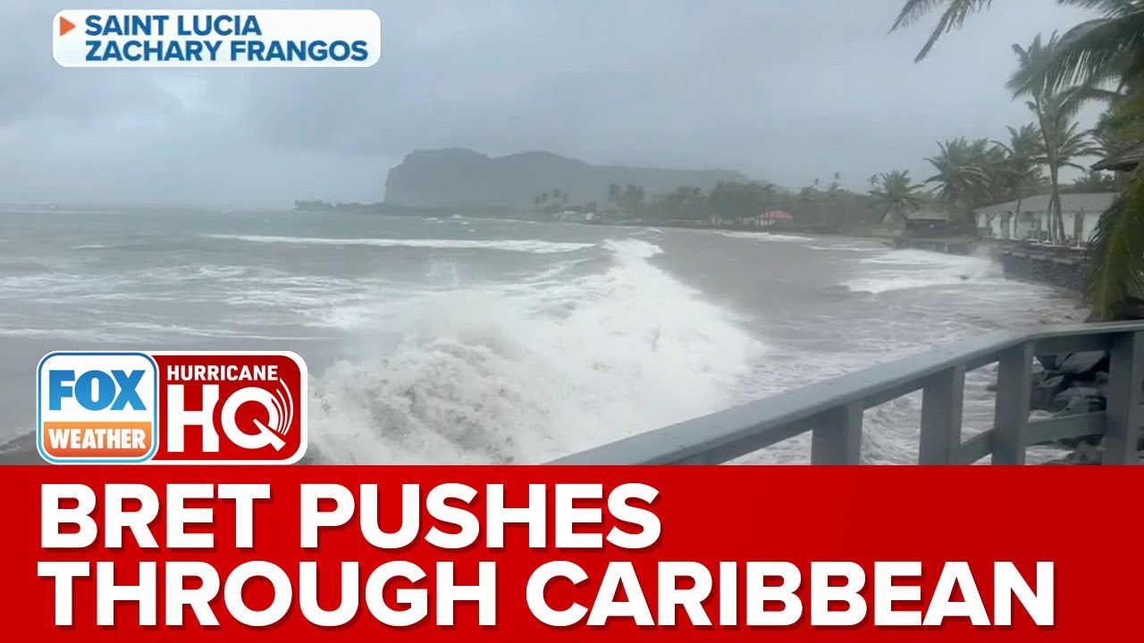 Tropical Storm Bret Pushes Through Caribbean Islands With Gusty Winds ...