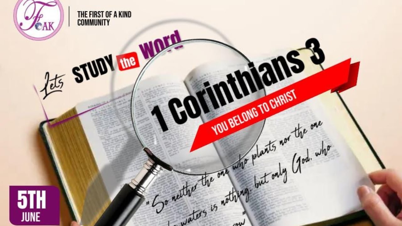 Bible Study Of 1 Corinthians Chapter 3.1-6 - YouTube