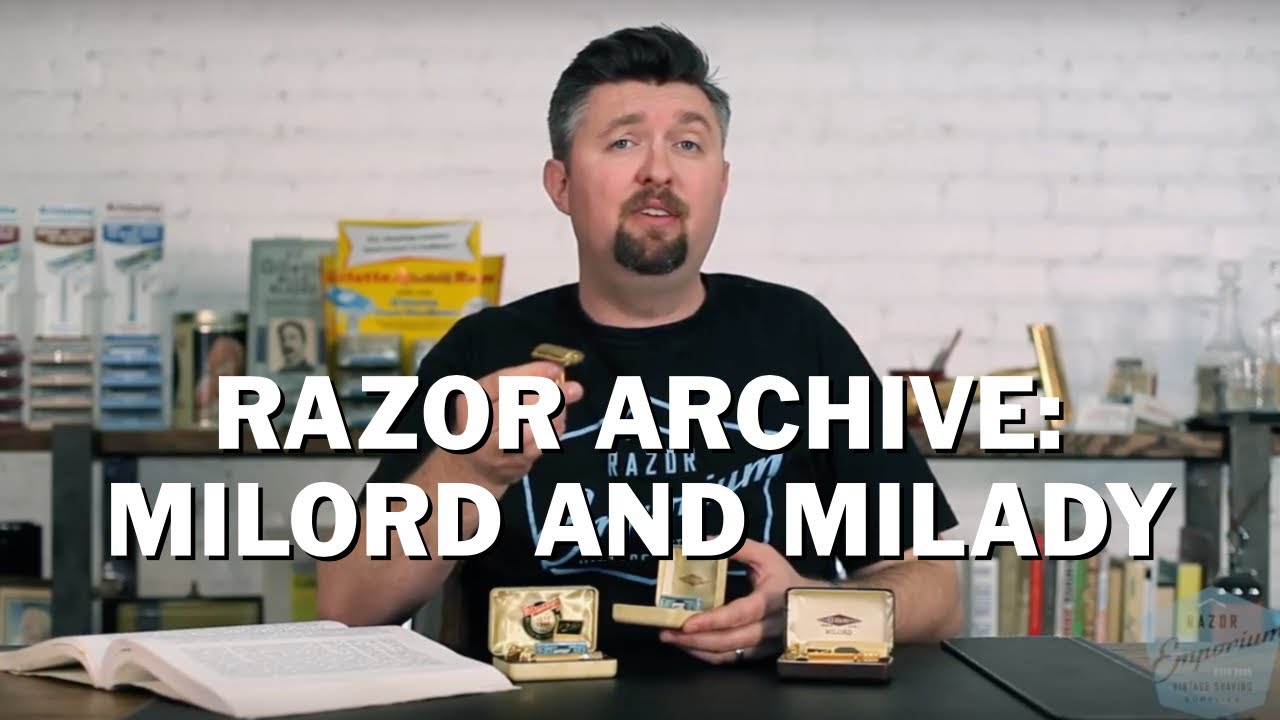 Razor Archive Series: Gillette Milord Milady One Piece TTO Double Edge ...