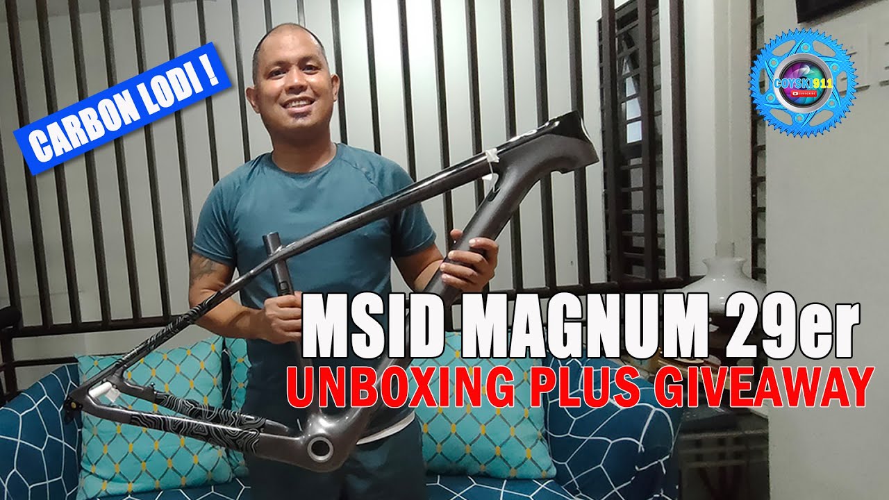 MSID MAGNUM 29er, unboxing plus giveaway - YouTube