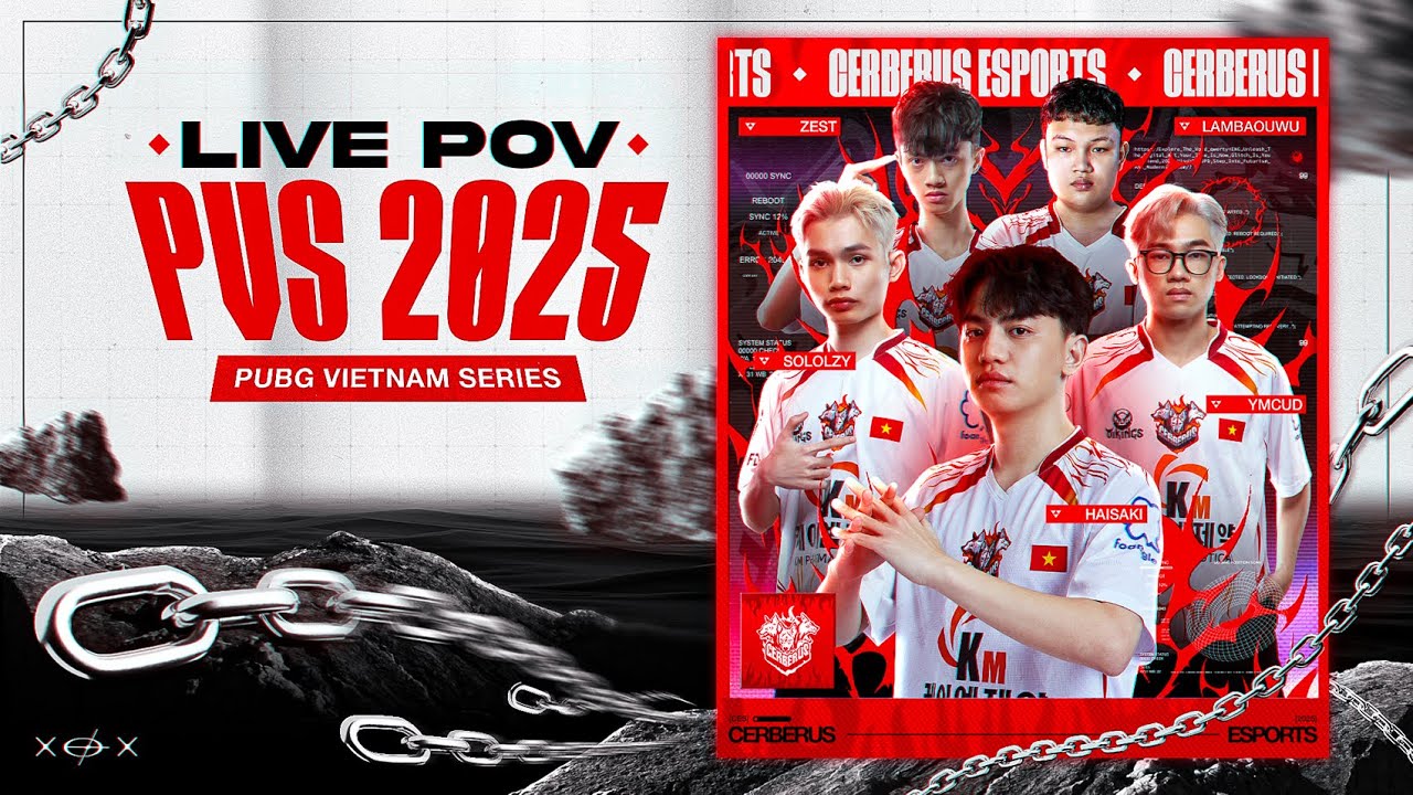 🔴 LIVE POV | CERBERUS PUBG | PUBG VIETNAM SERIES 2025 SPRING | CIRCUIT 1 - DAY 3 - YouTube