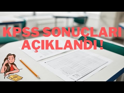 KPSS LİSANS SONUÇLARI AÇIKLANDI ! #yök #üniversite #eğitim