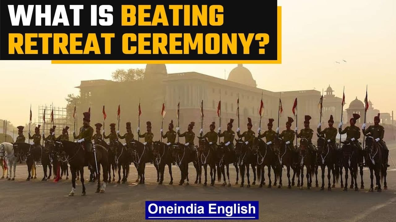 Beating retreat ceremony: History, significance and changes | Oneindia ...