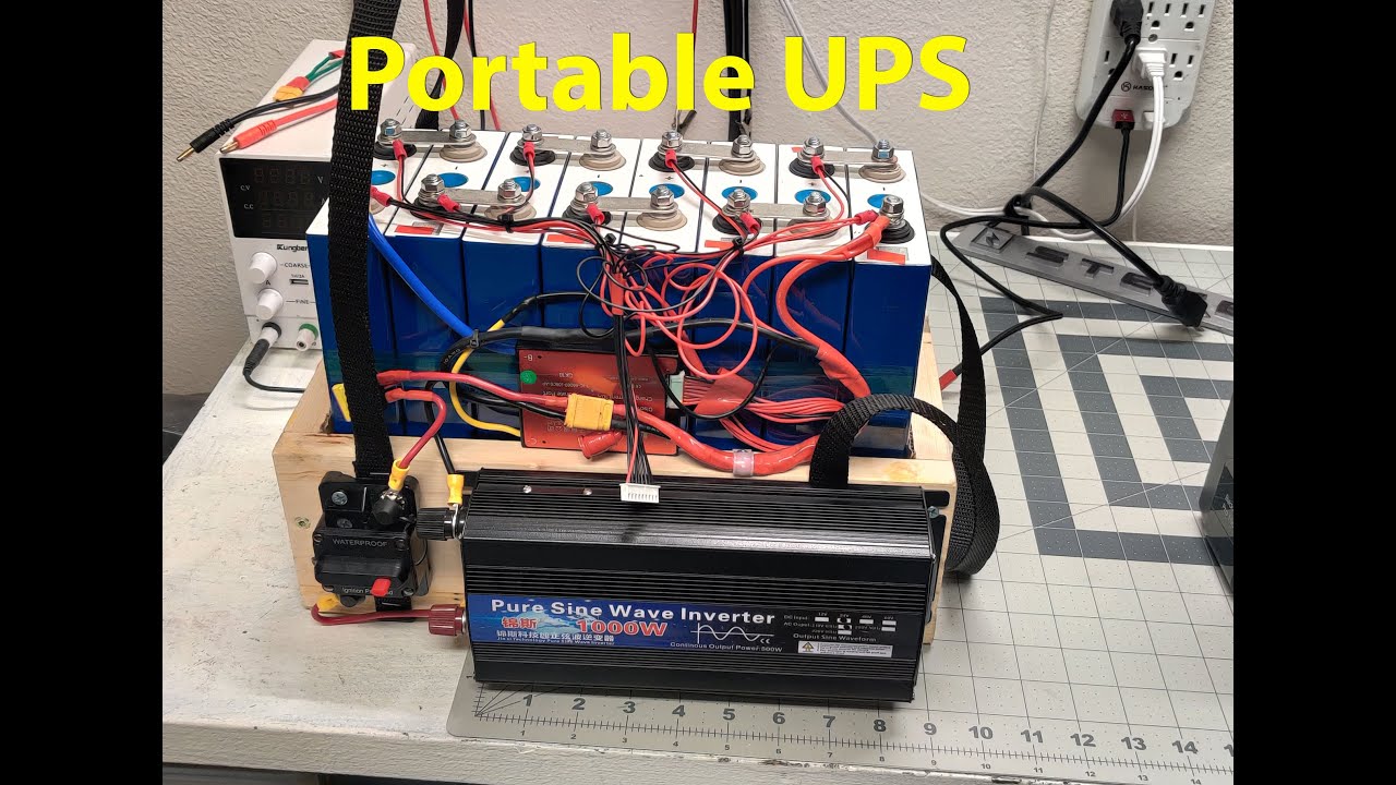 lifePO4 UPS - Testing inverter and APC UPS - YouTube