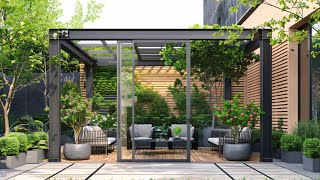 Beautiful Contemporary Patio Design | Nature-Inspired Outdoor Lounge Ideas - 4DX DESIGN