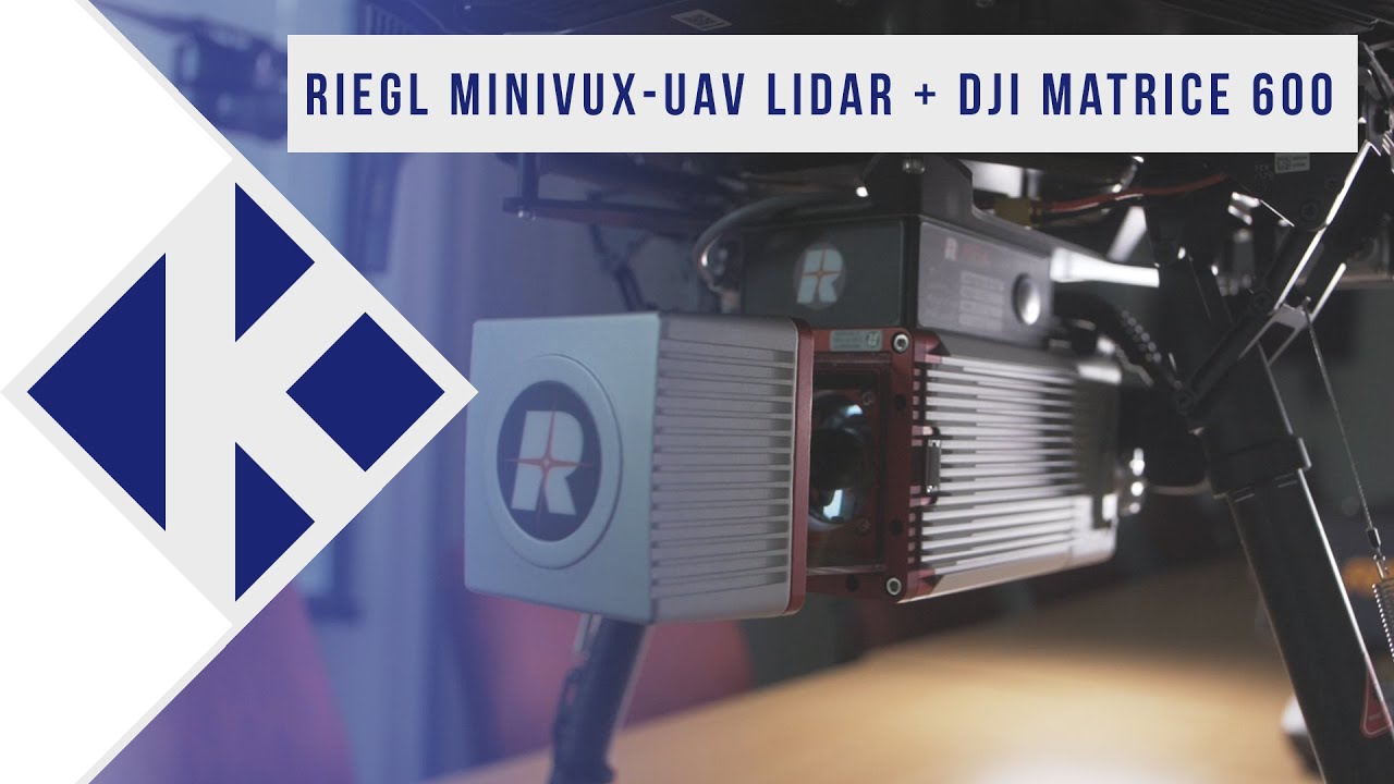 RIEGL miniVUX-UAV LiDAR + DJI Matrice 600 - YouTube