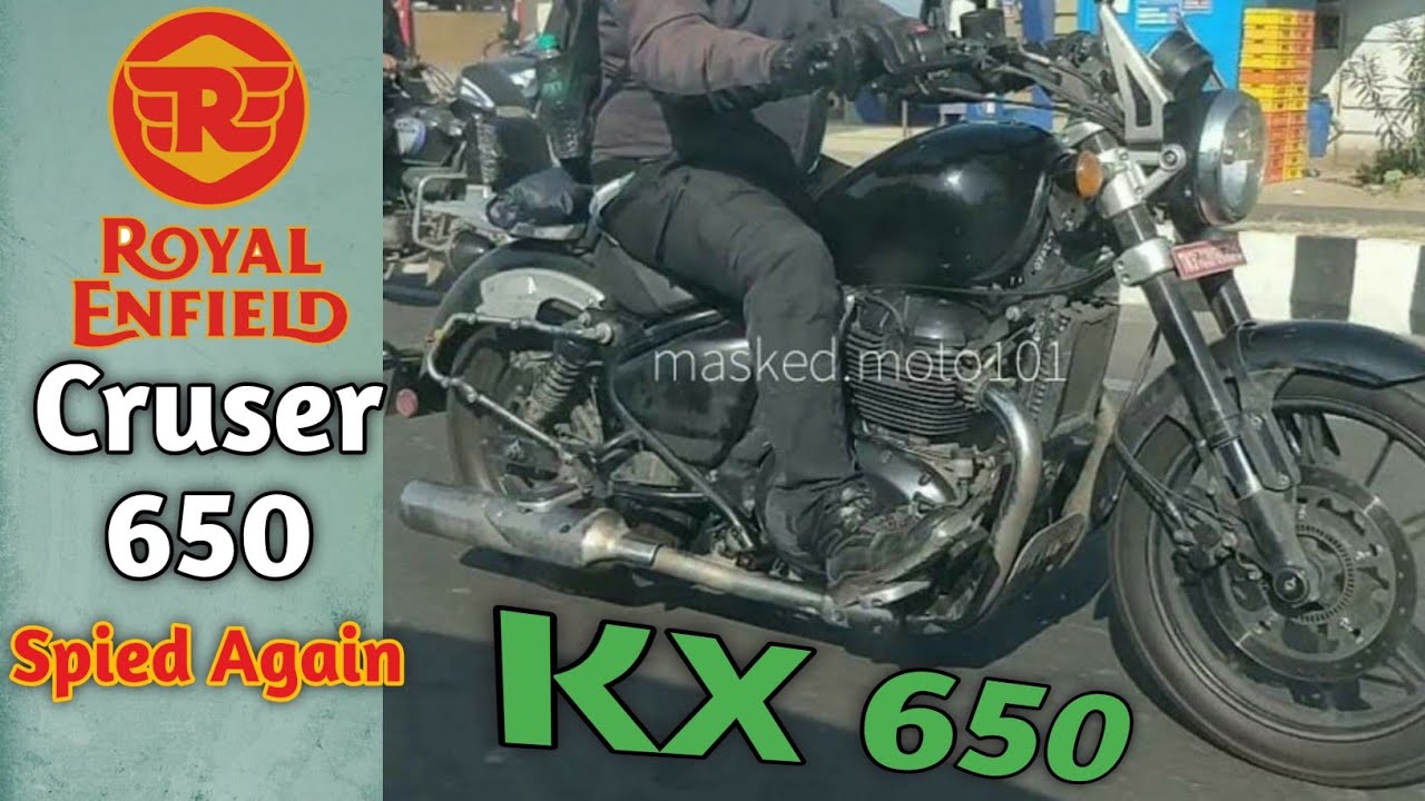 Royal Enfield Cruiser KX650 Spied Again – Riding Stance Revealed ...
