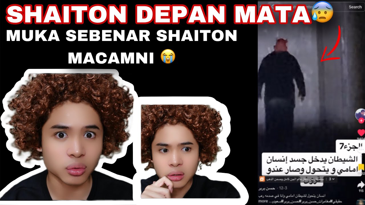 SHAITON MUNCUL DEPAN MATA AKU 😭| BURUKNYA MUKA DIA😰😭 - YouTube