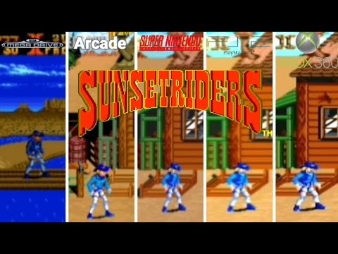 Comparando os gráficos do Sunset Riders de Mega Drive, Arcade, Super ...