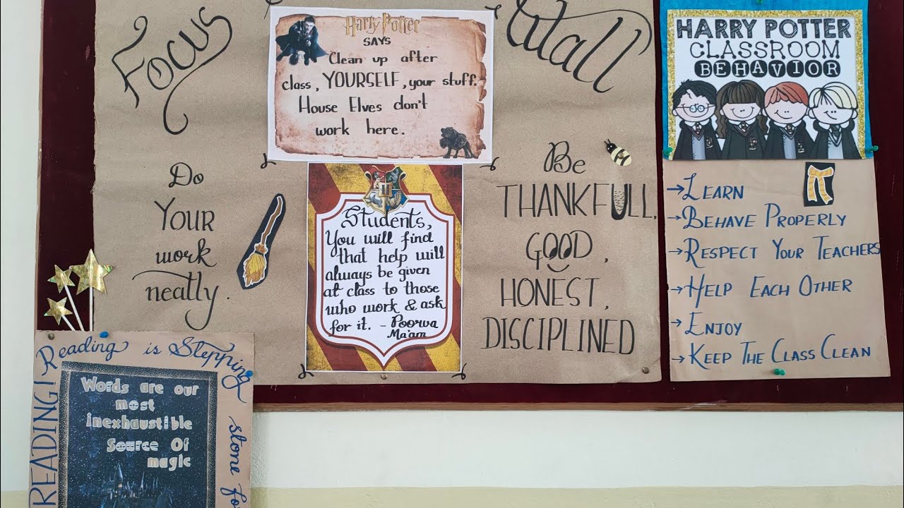 Harry Potter Themed Classroom Unleashed so Many Wizards 🏻 - YouTube