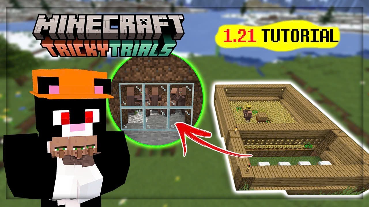 Hướng Dẫn Xây MÁY FARM DÂN LÀNG Trong Minecraft 1.21 - YouTube