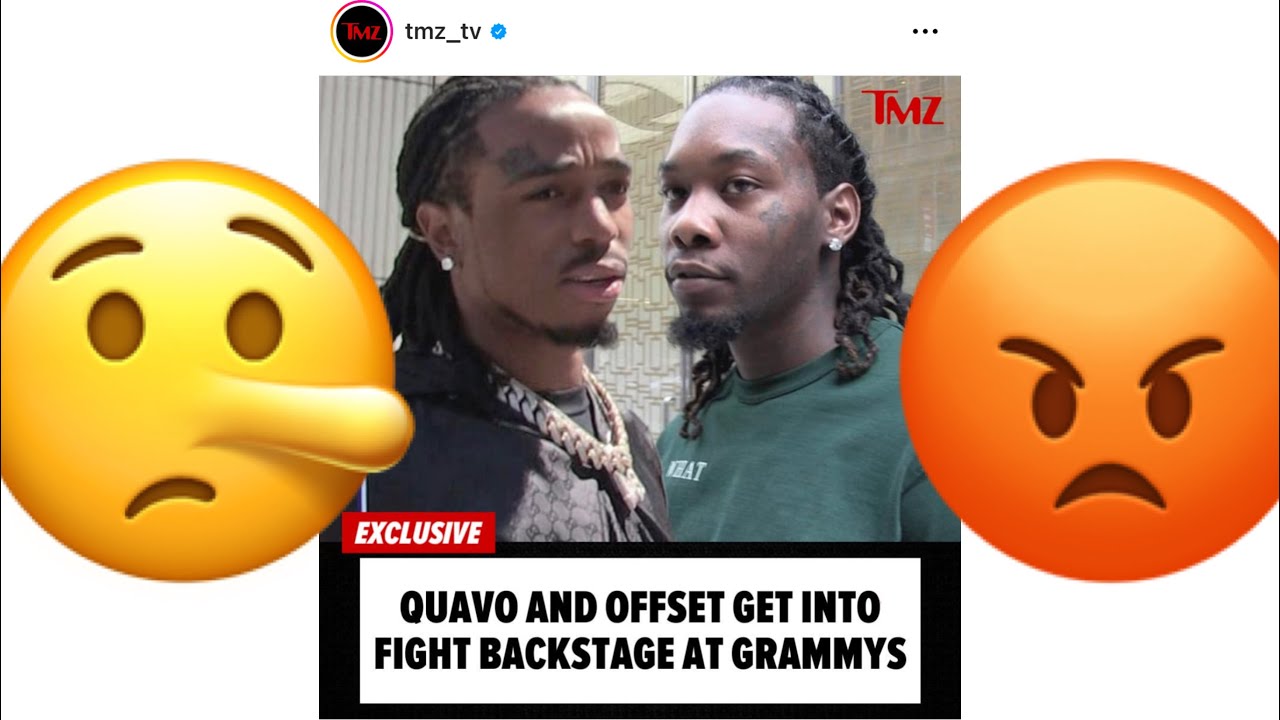Offset RESPONDS To Fighting Quavo Backstage at The Grammys. TMZ lied ...