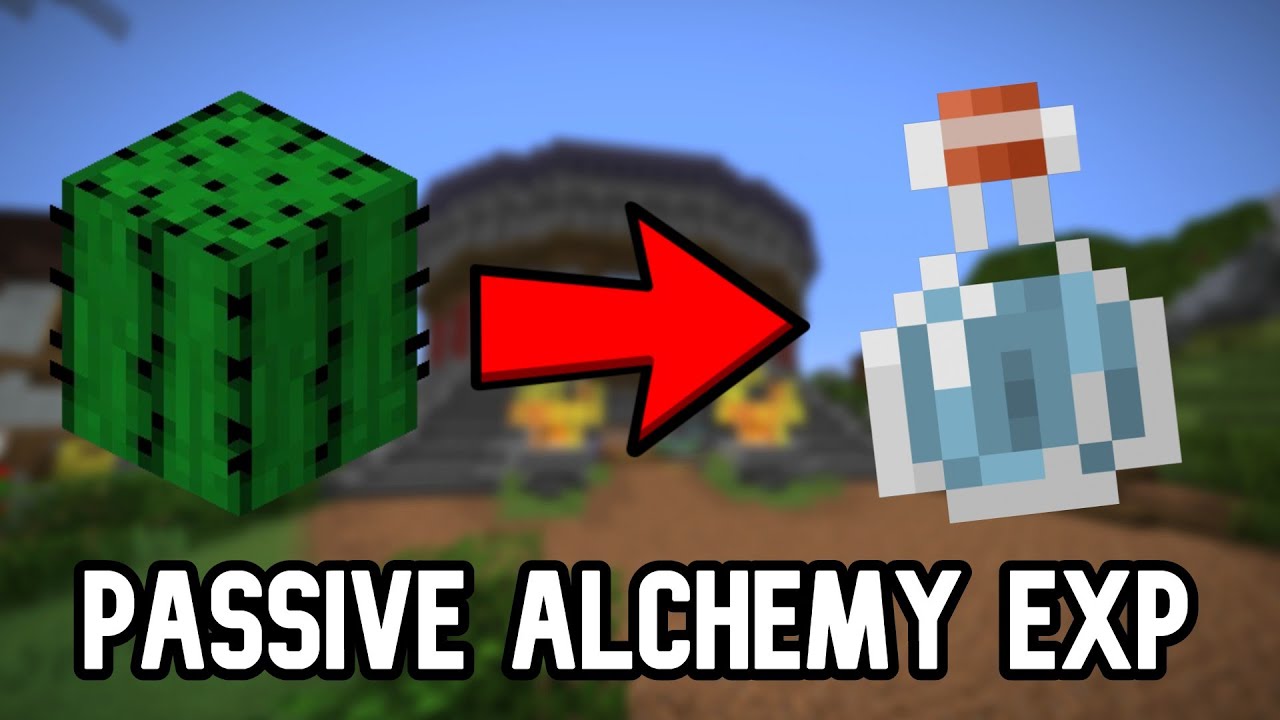 How to get PASSIVE Alchemy Exp in Hypixel Skyblock - YouTube