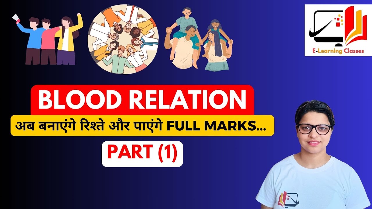 BLOOD RELATION | REASONING FULL COURSE| E-LEARNING CLASSES #education #ugcnet #upsc #youtube # ...