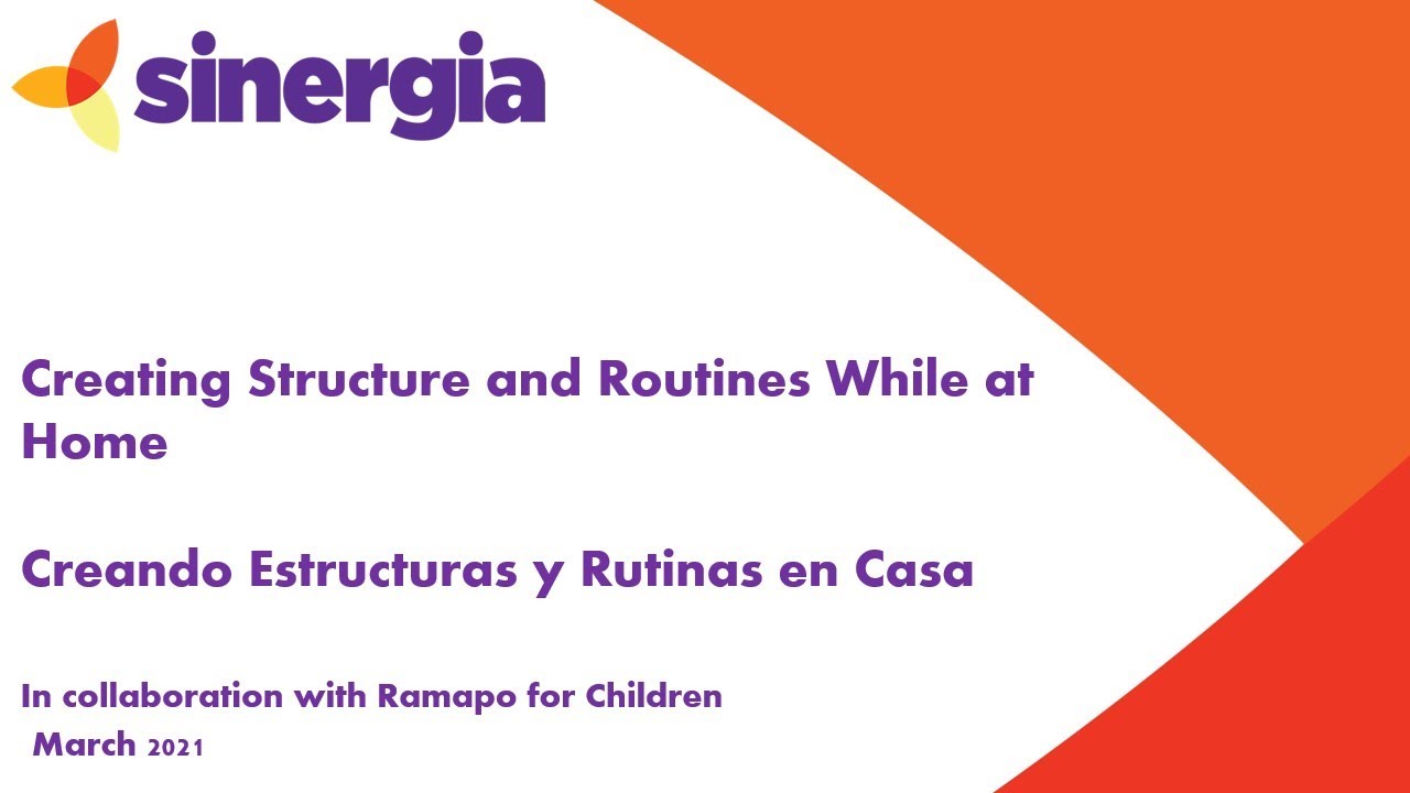 Creating Structure & Routines While at Home / Creando Estructuras y ...