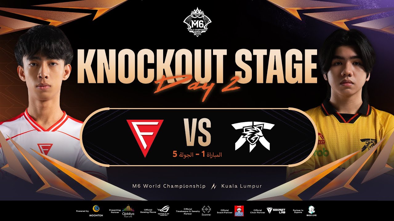 اليوم 2 من M6 KNOCKOUT STAGE | FNATIC ONIC PH ضد FALCON ESPORTS ...