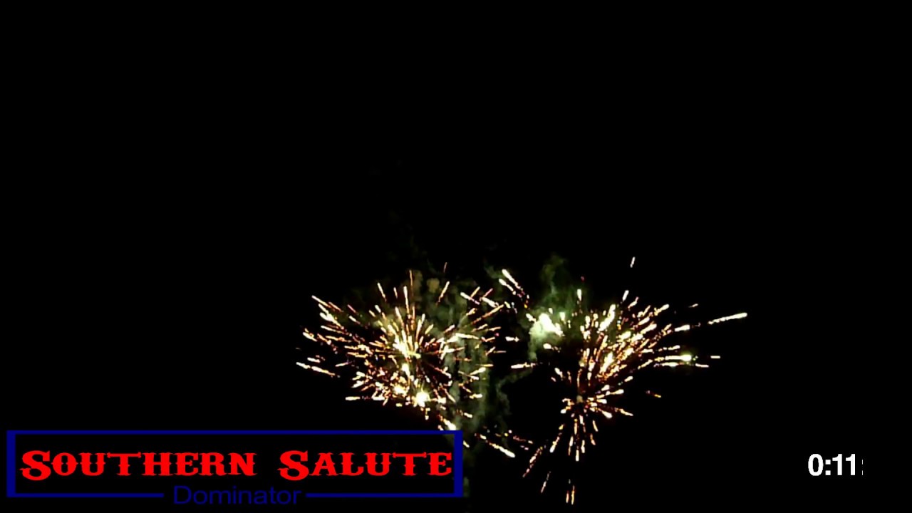 Southern Salute by Dominator Fireworks Most Wanted Fireworks - YouTube