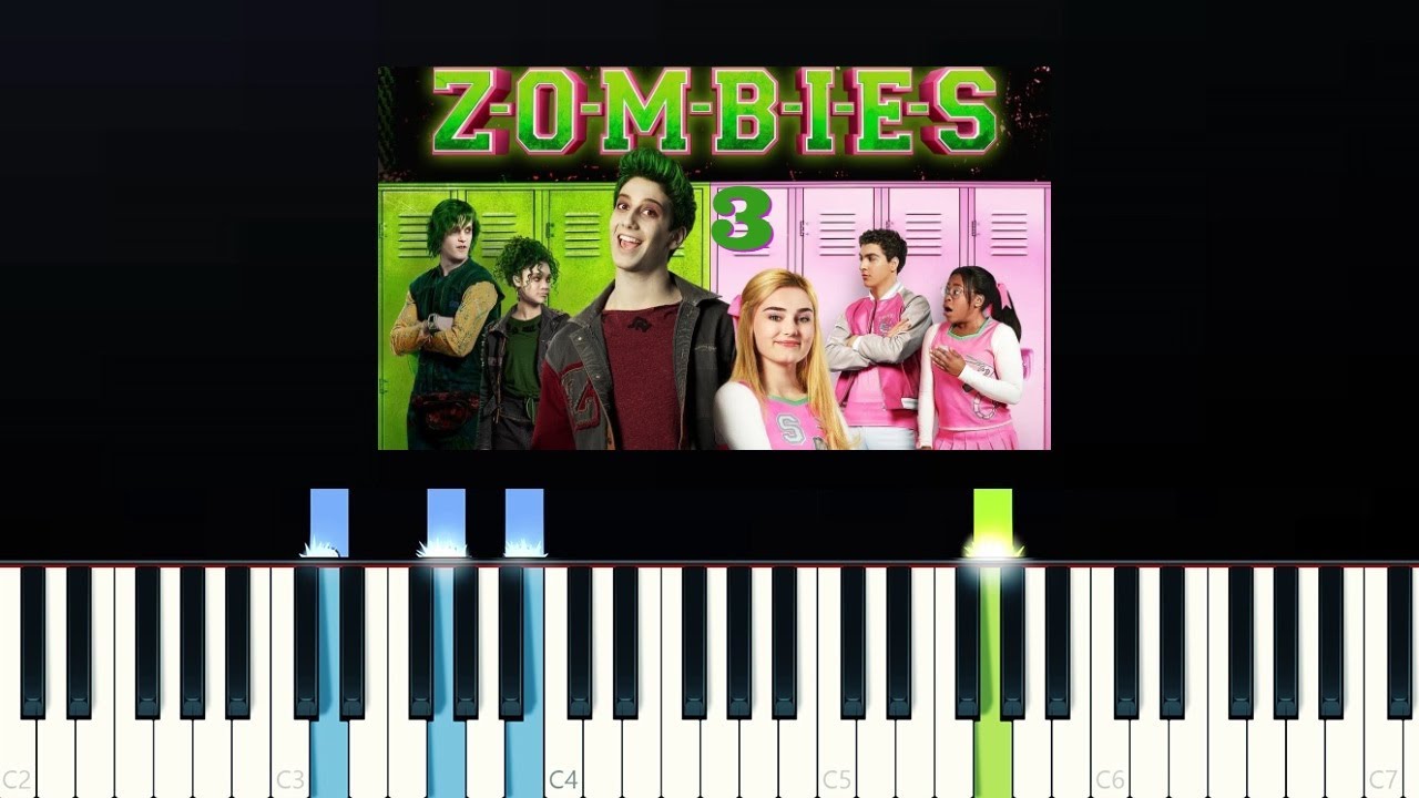 ZOMBIES 3 - Come on Out (Piano Tutorial) - YouTube