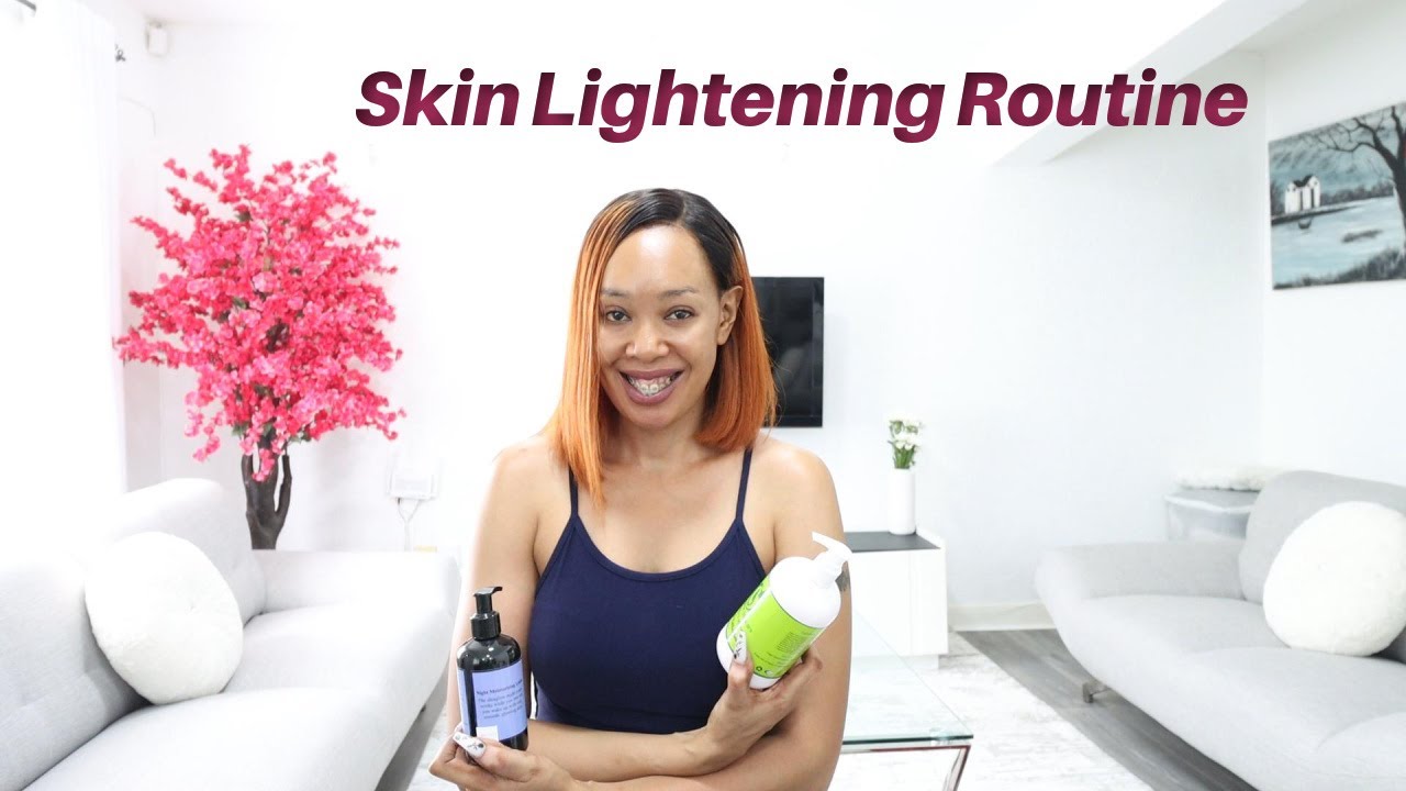 My Current Skin Lightening Routine - YouTube