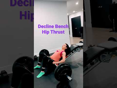 Decline Bench Hip Thrust - YouTube