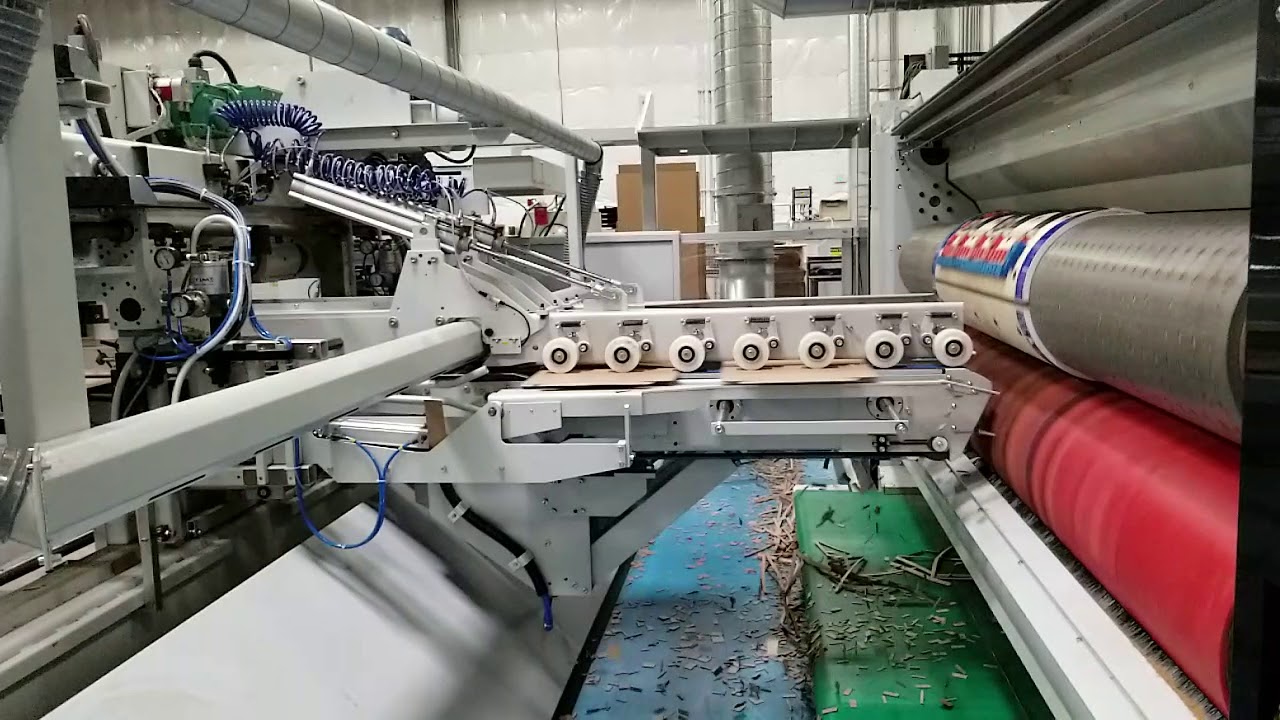 Bobst Rapidset FFG 1232 NT RS folder/gluer 2 out diecut - YouTube