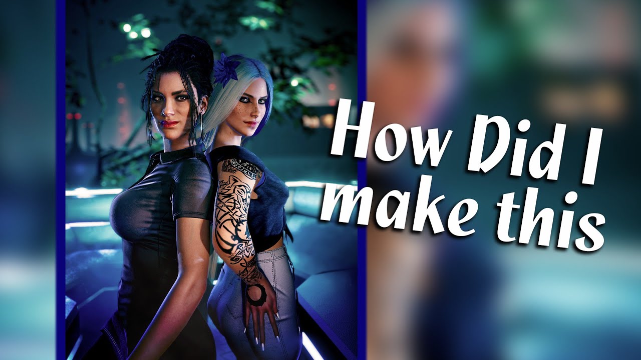 How did I make this gorgeous shot of Panam and one of her cute friends ...