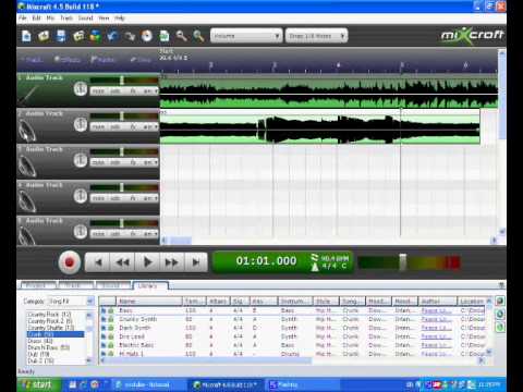 how to use mixcraft 4 - YouTube