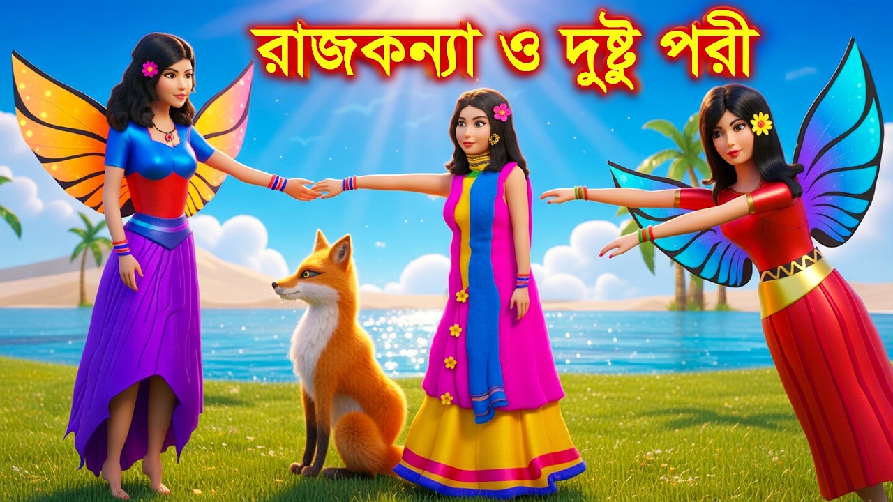 রাজকন্যা ও দুষ্টু পরী | Bangla Fairy Tales | Rupkothar Golpo | Bangla ...