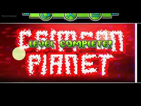 Geometry Dash || Crimson Planet 63-100% - YouTube