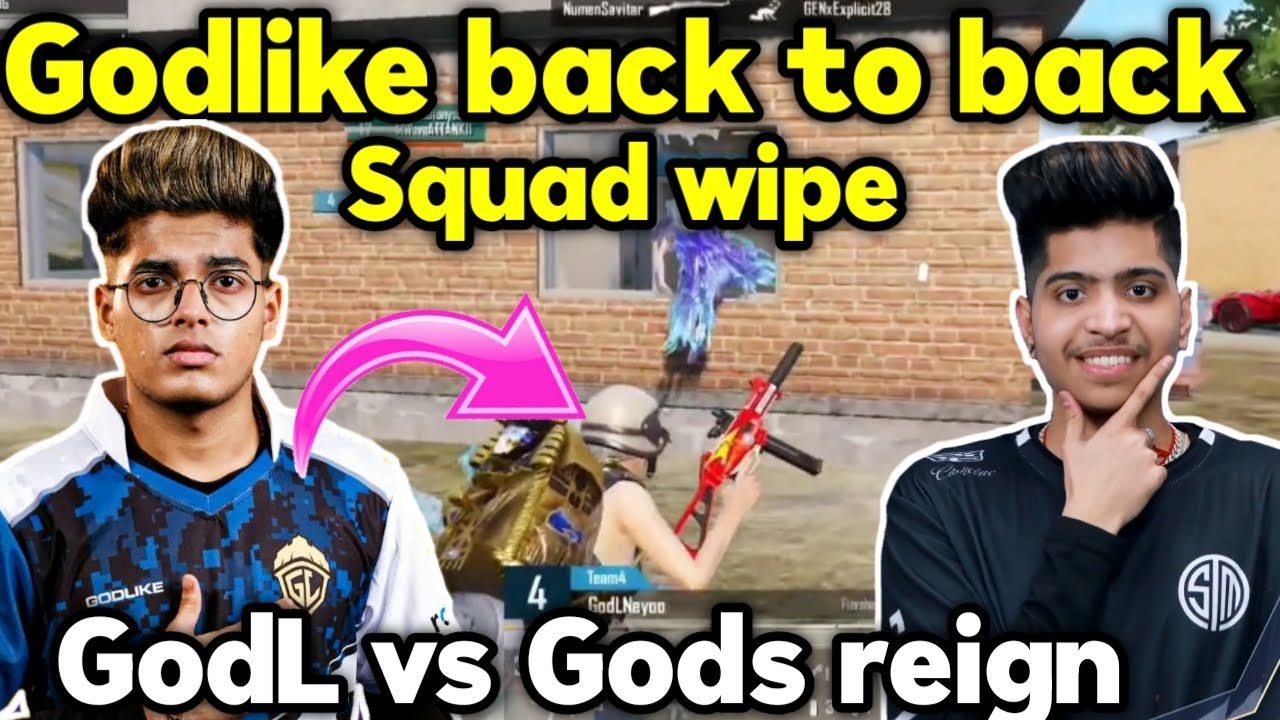 Godlike back to back squad wipe in Upthrust 🔥 Neyoo 1v2 Gods reign 🥵 - YouTube
