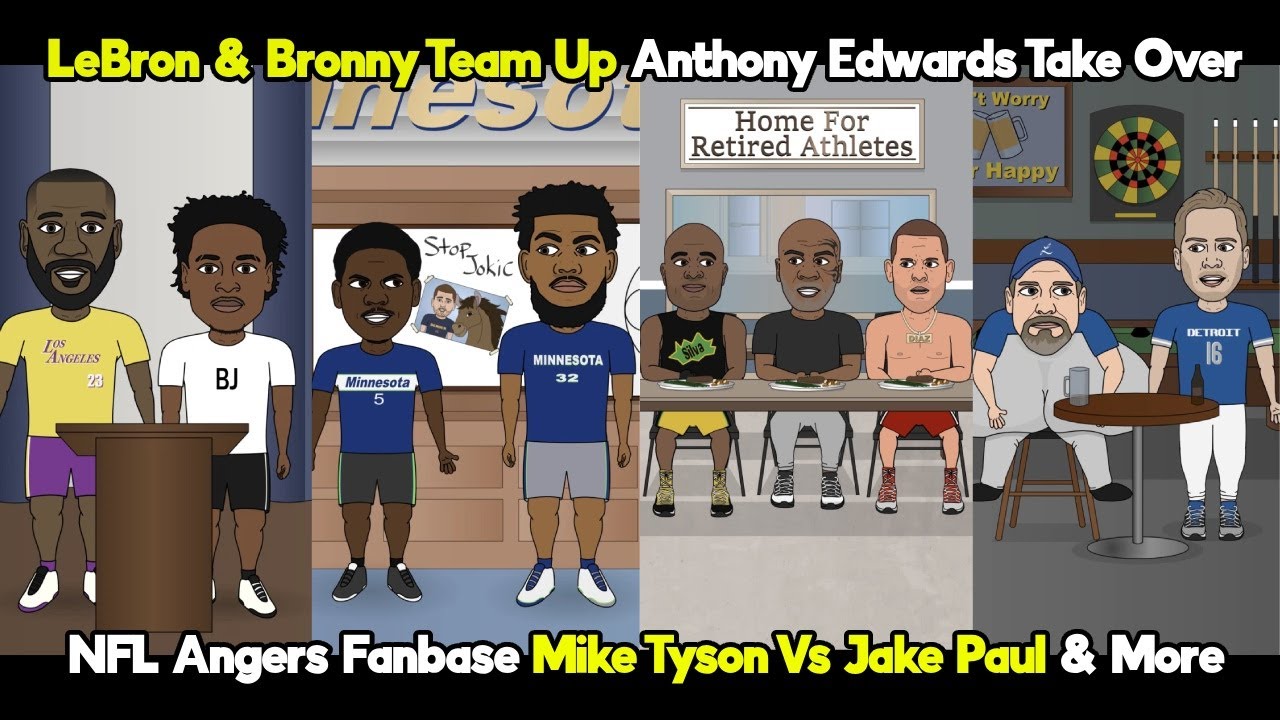 Sports Comedy Mash! NBA Playoffs; Jake Paul vs Mike Tyson; LeBron and ...