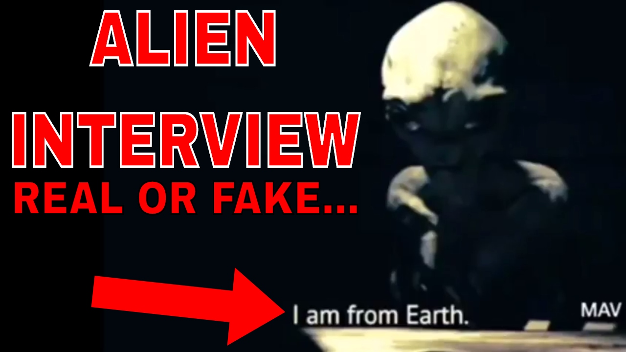 Alien Interview caught on camera real or fake? - YouTube