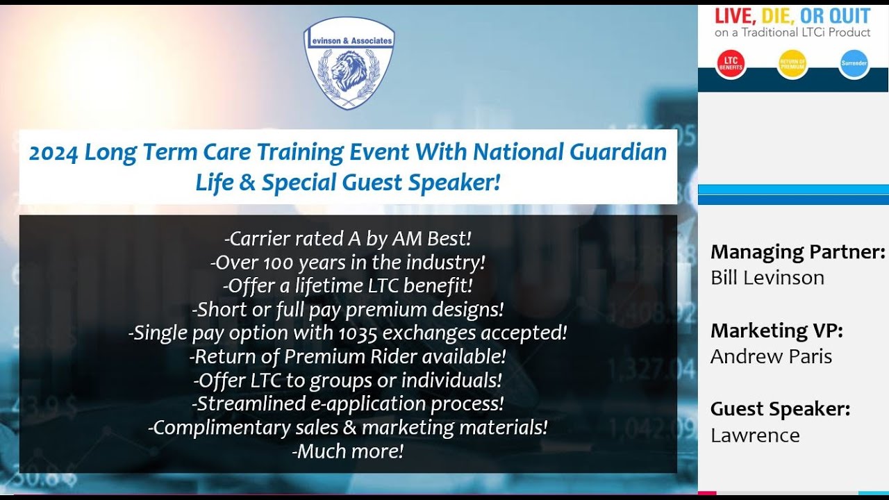2024 Long Term Care Training Event With National Guardian Life ...