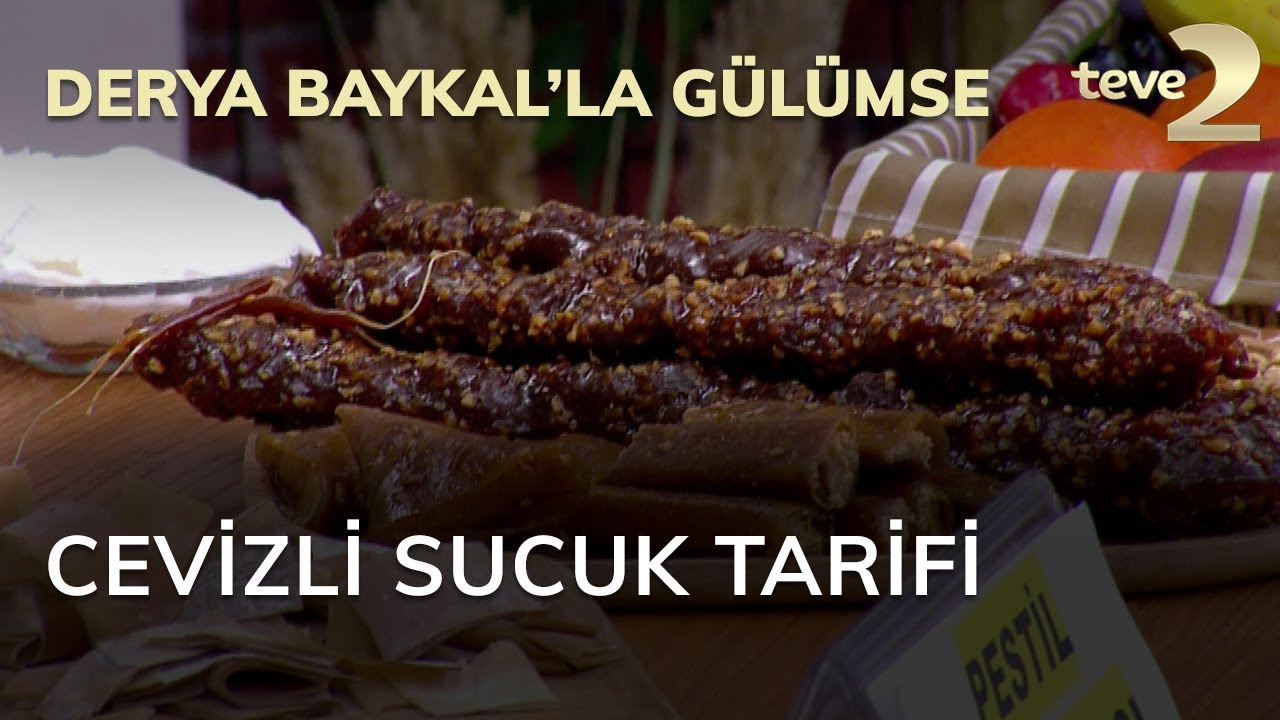Derya Baykal'la Gülümse: Cevizli Sucuk Tarifi - YouTube
