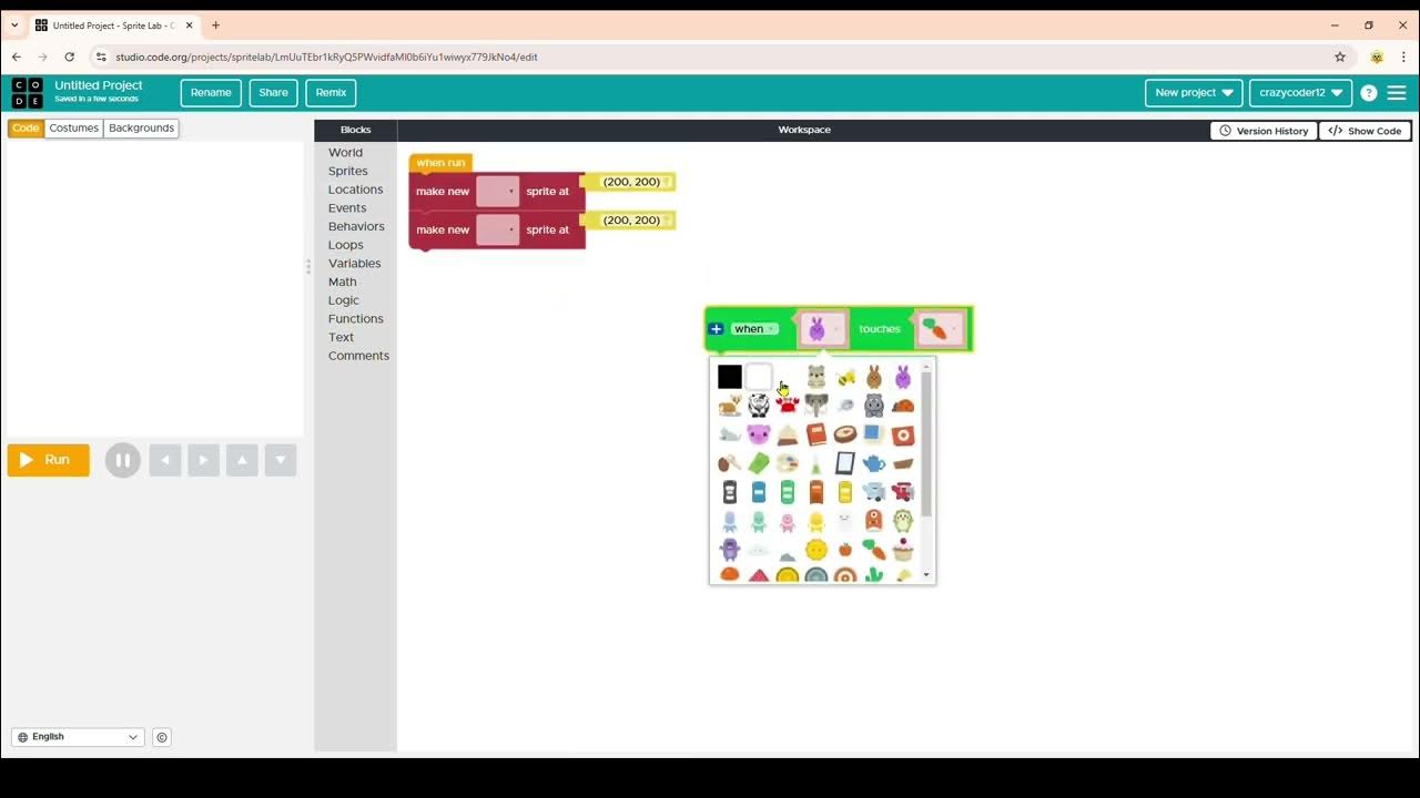 code.org tutorial - YouTube