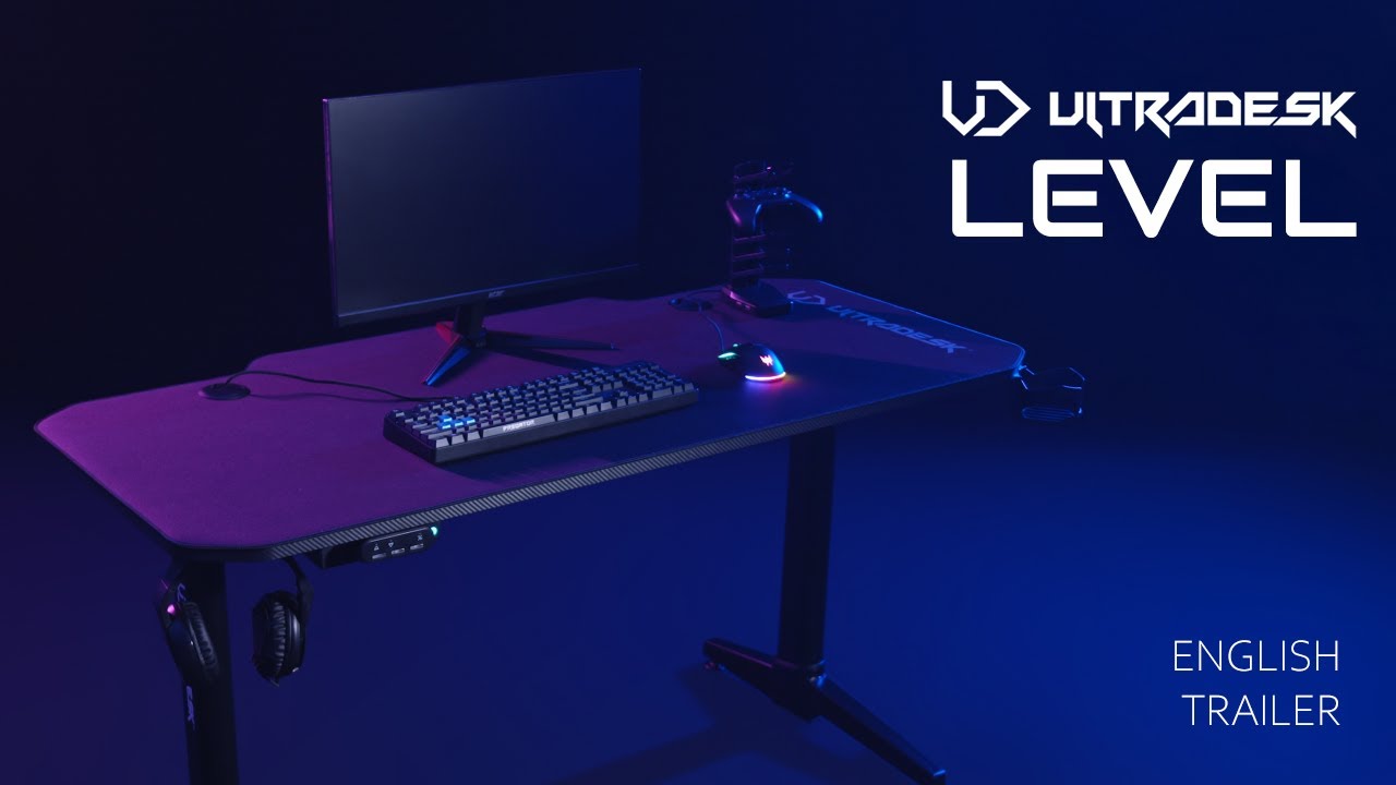 Ultradesk LEVEL - Computer desk with electric height adjustment ...