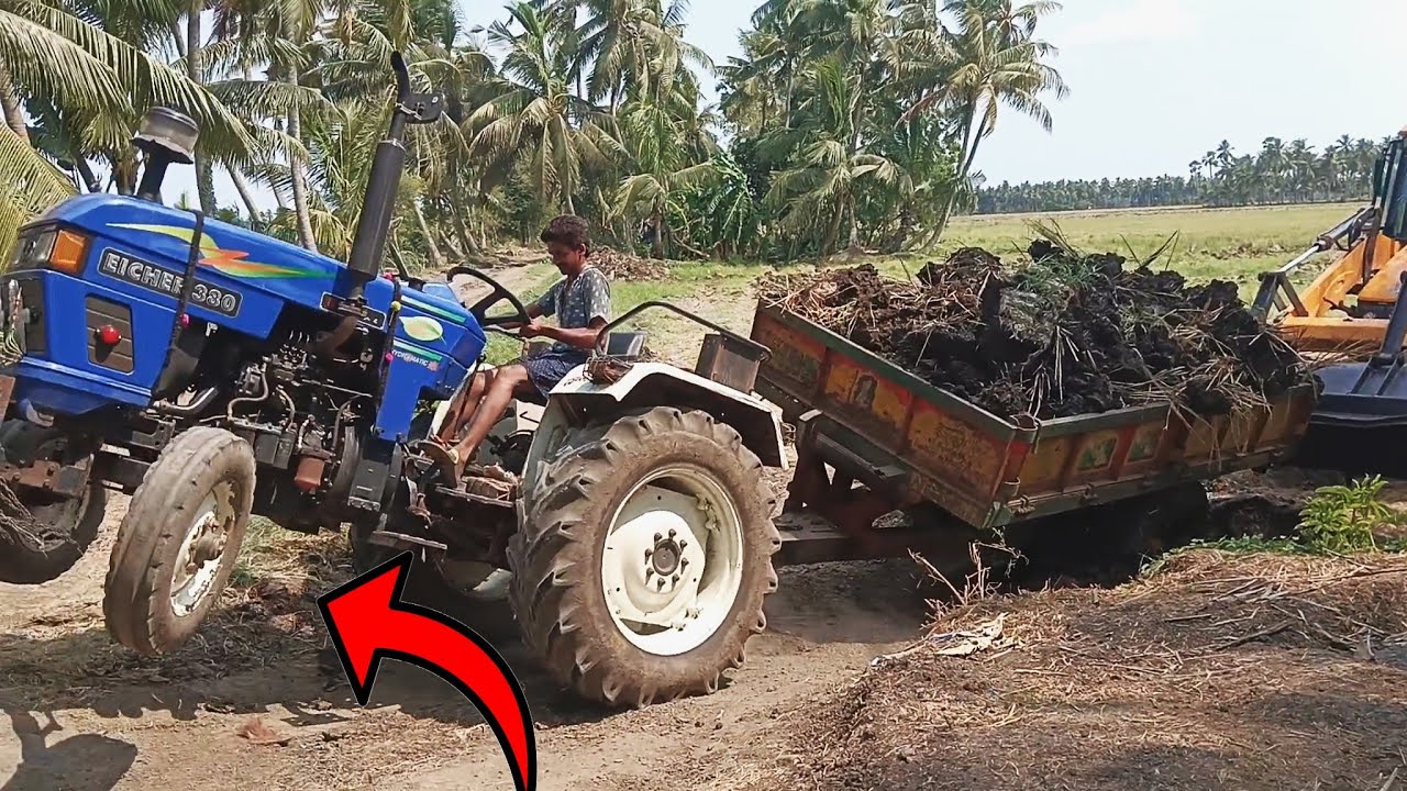 Tractor Pulling Another Tractor | Mahendra Tractor and jcb videos | # ...