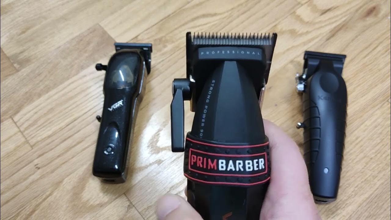 tông đơ TQ:kemei 2296, vgr 003, and vgr 653 - YouTube