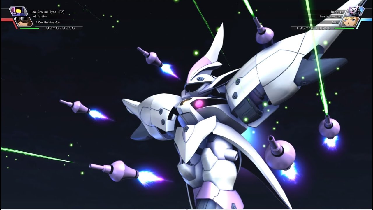 SD Gundam G Generation Cross Rays - Bertigo ~Battle Animations~ - YouTube
