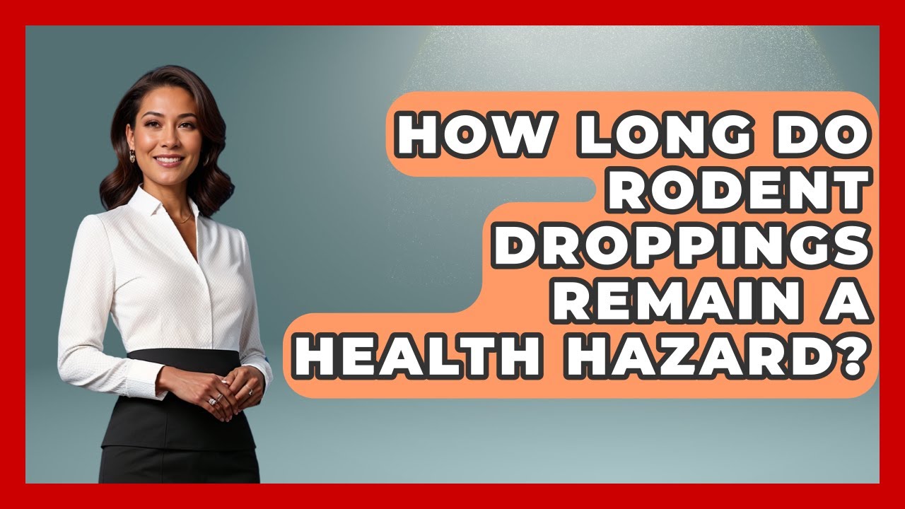How Long Do Rodent Droppings Remain A Health Hazard? - Insects and ...
