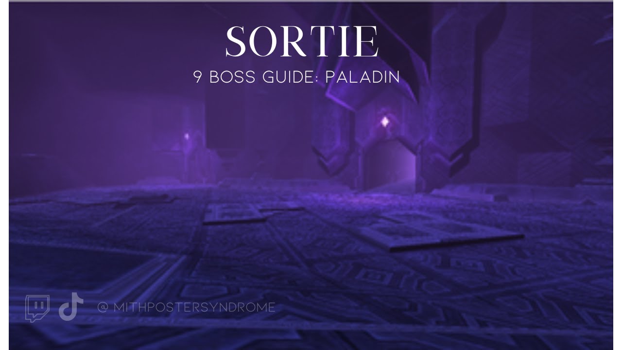 FFXI Sortie 9 boss strategy guide (Paladin) - YouTube