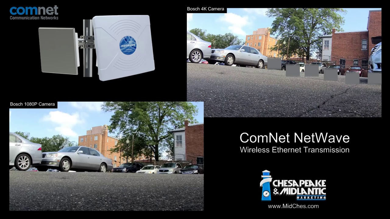 ComNet NetWave Wireless Ethernet Transmission Demo - YouTube