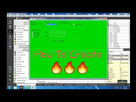 Qt Programming C++ Part ( 1 )| Combo Box | Label | Line Edait | Radio Button | Push Button |