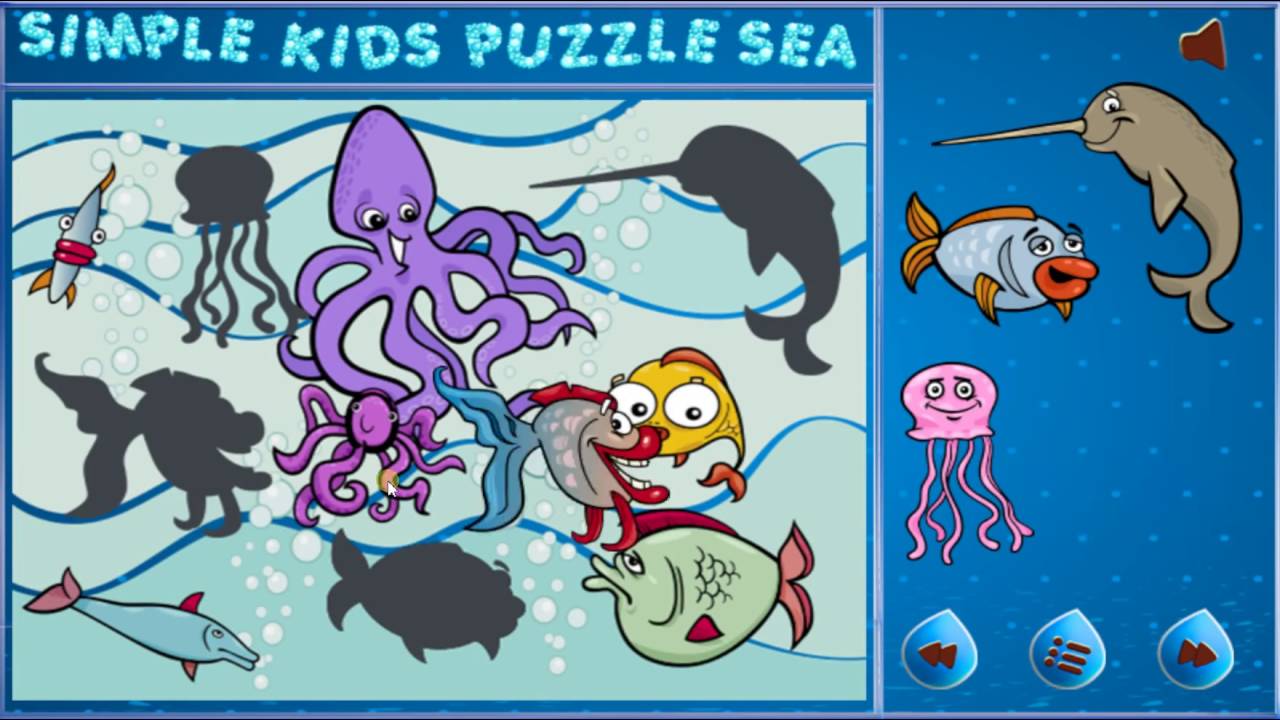 Simple Kids Puzzle Sea Unity3D Game Project - YouTube
