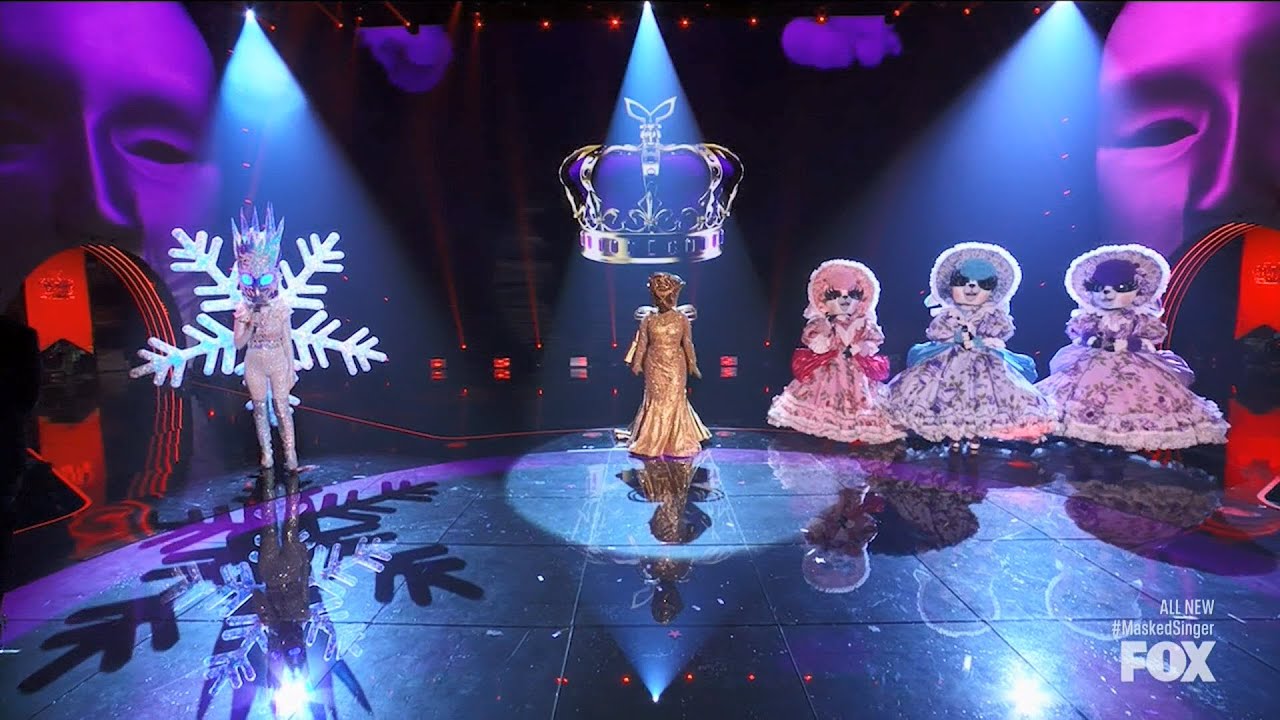 The Masked Singer 8 - Battle Royale - Snowstorm, Harp Lambs sing Kelly ...