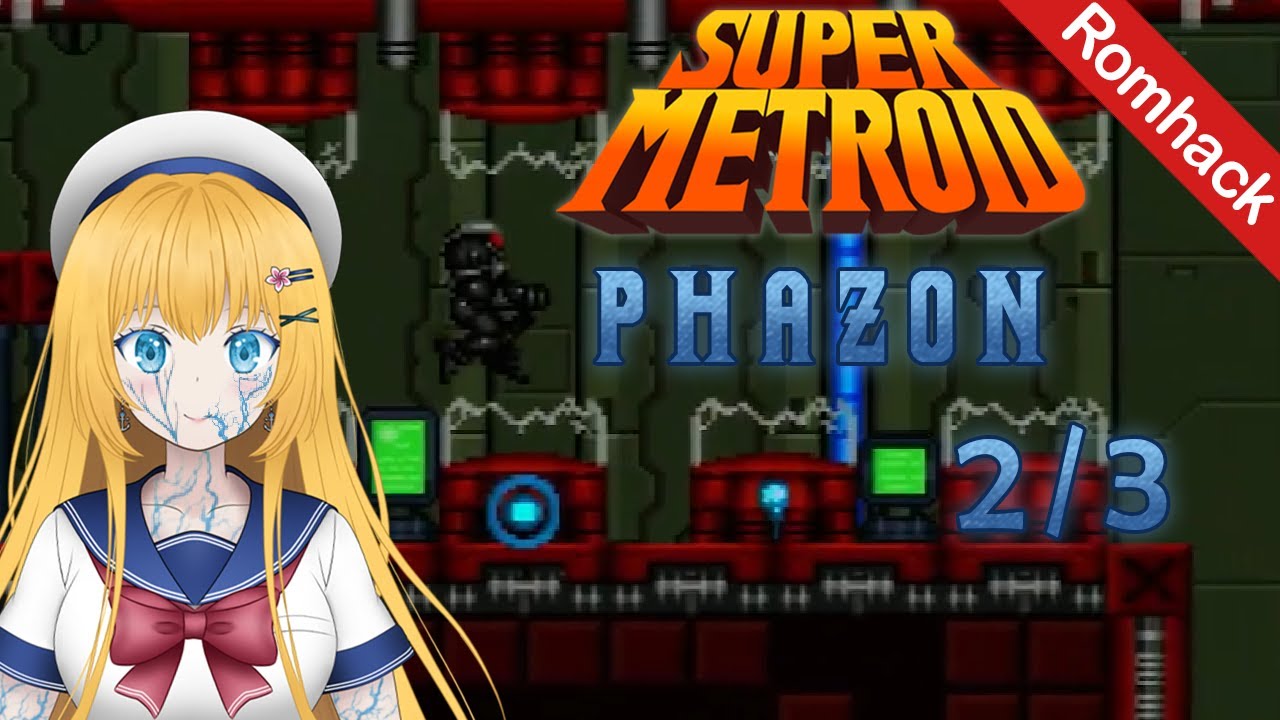 Phazon Hack v1.4 (2/3) - Super Metroid Romhack playthrough - YouTube